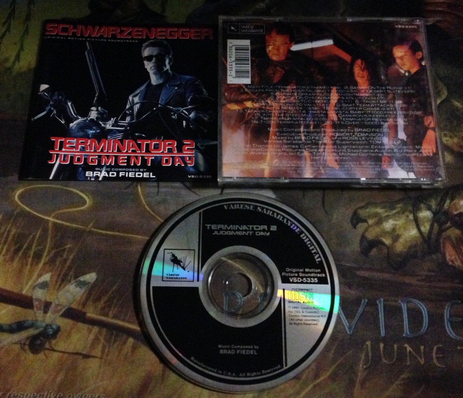 Terminator 2 Judgment Day CD Original Motion Picture Soundtrack Brad ...