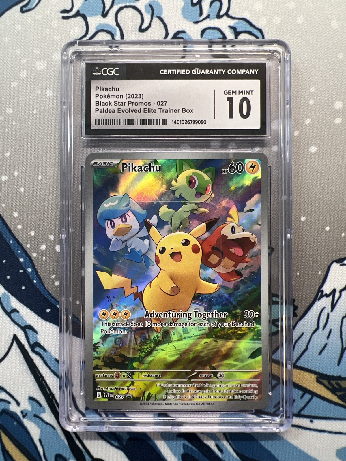 Pokemon Black Star Promo Pikachu SVP 027 CGC 10 | eBay