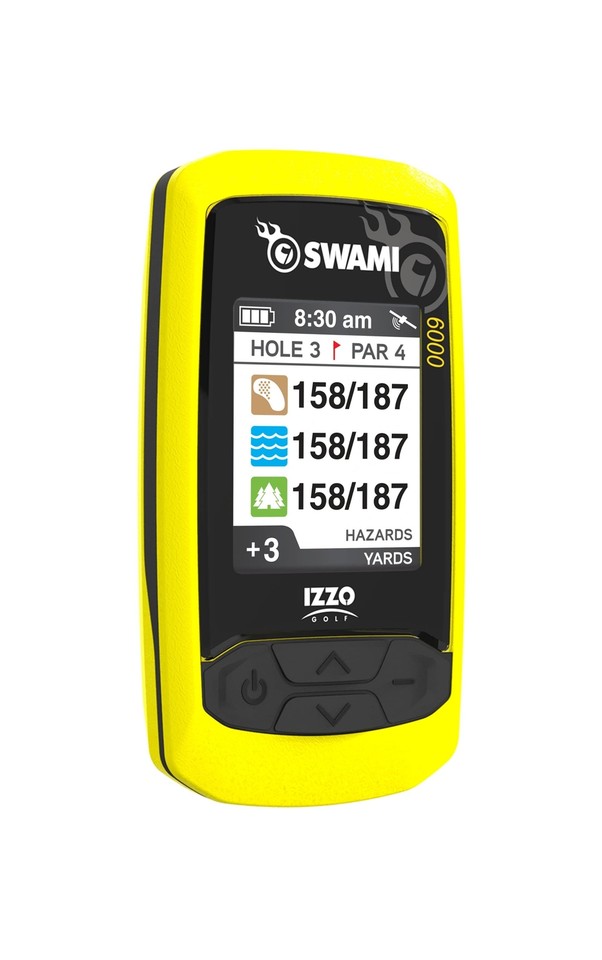 Izzo Swami 6000 Handheld Golf GPS Water-Resistant Color Display With ...