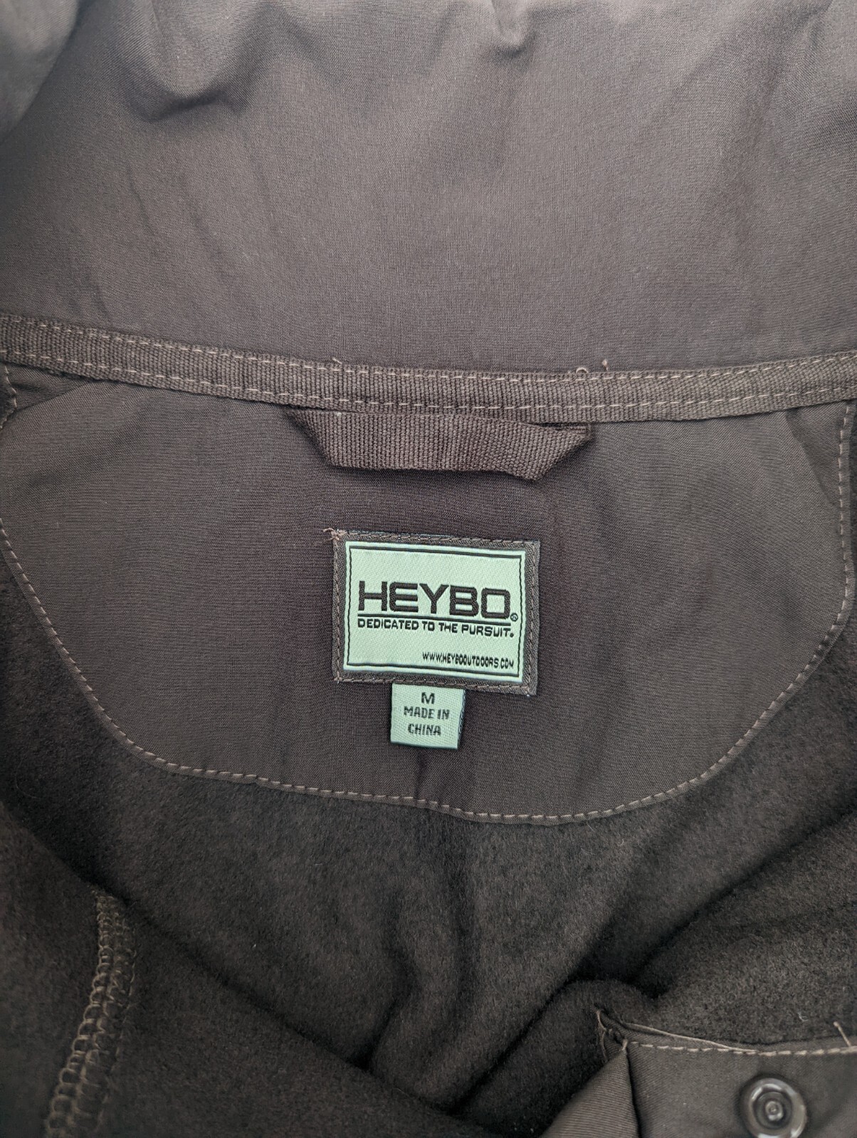 Heybo Pullover Medium Brown | Like New | 1/4 Button Up | Polyester | eBay