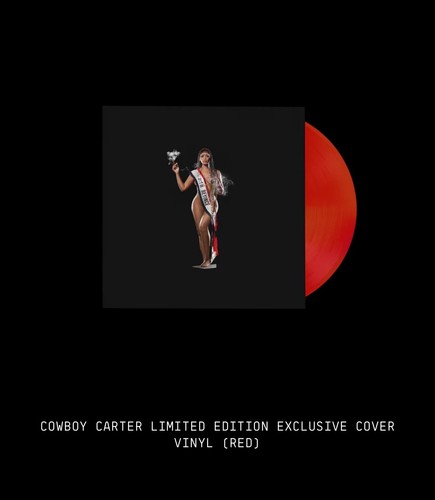 Beyoncé Cowboy Carter Limited Edition Cover Vinyl RED Variant Available ...