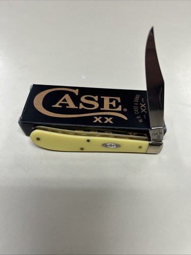 CASE XX #80031 YELLOW SYNTHETIC SMOOTH SLIMLINE TRAPPER SS | eBay