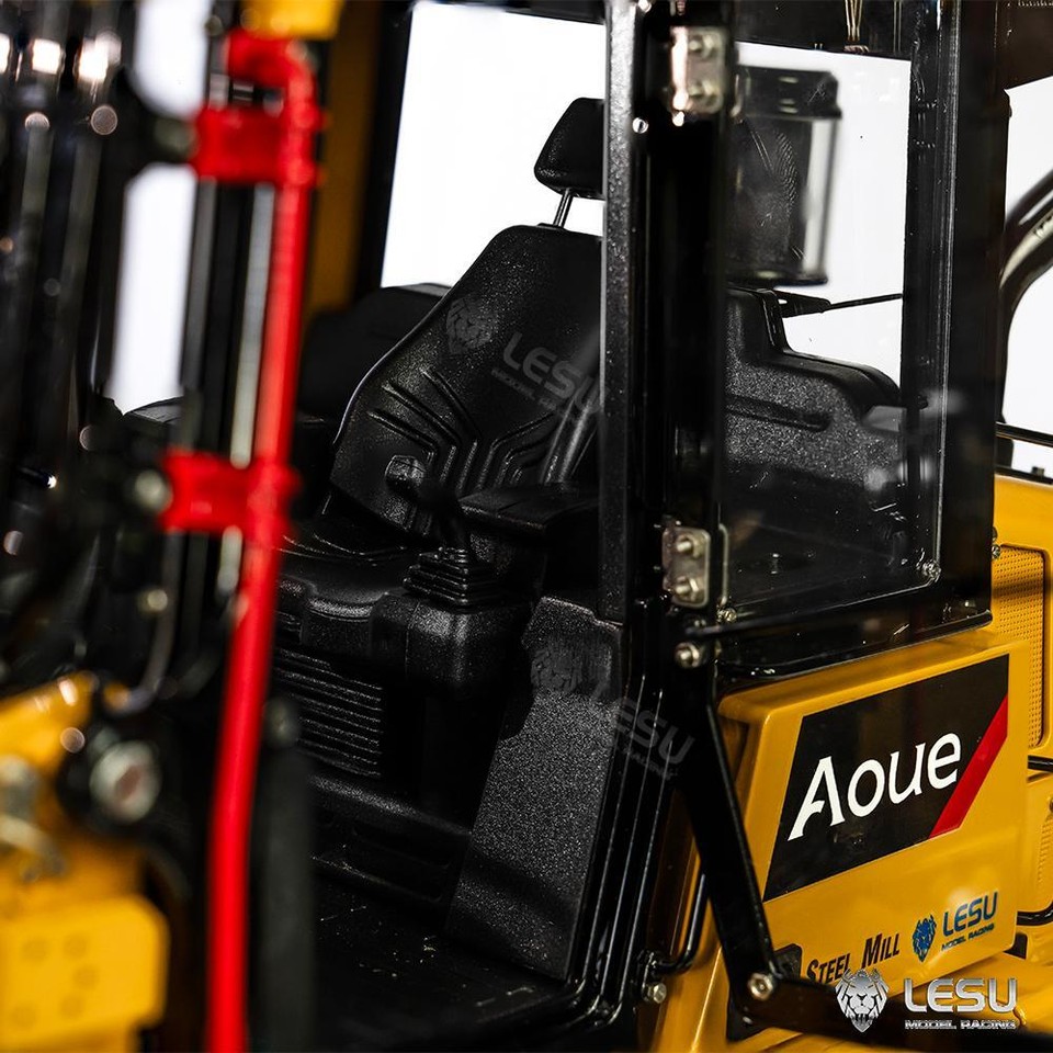 1/14 LESU RC Hydraulic Loader Upgrade Tracked Car Openable Bucket Rear ...