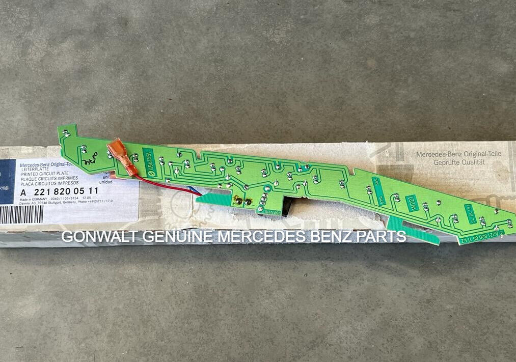OEM 2218200511 Mercedes Benz S350 S550 S63 AMG S600 Left Circuit Board ...