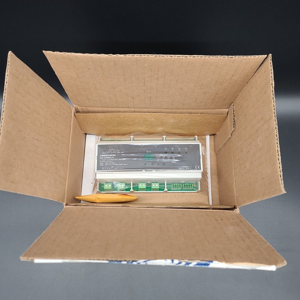 CRESTRON DIN Rail 0-10V Dimmer Module, 4 feeds, 4 channels DIN-4DIMFLV4 ...