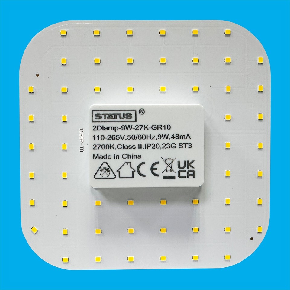 9W 9W (=16W Replacement) LED GR10Q 4 pin 2700K Warm White 2D Light Bulb ...