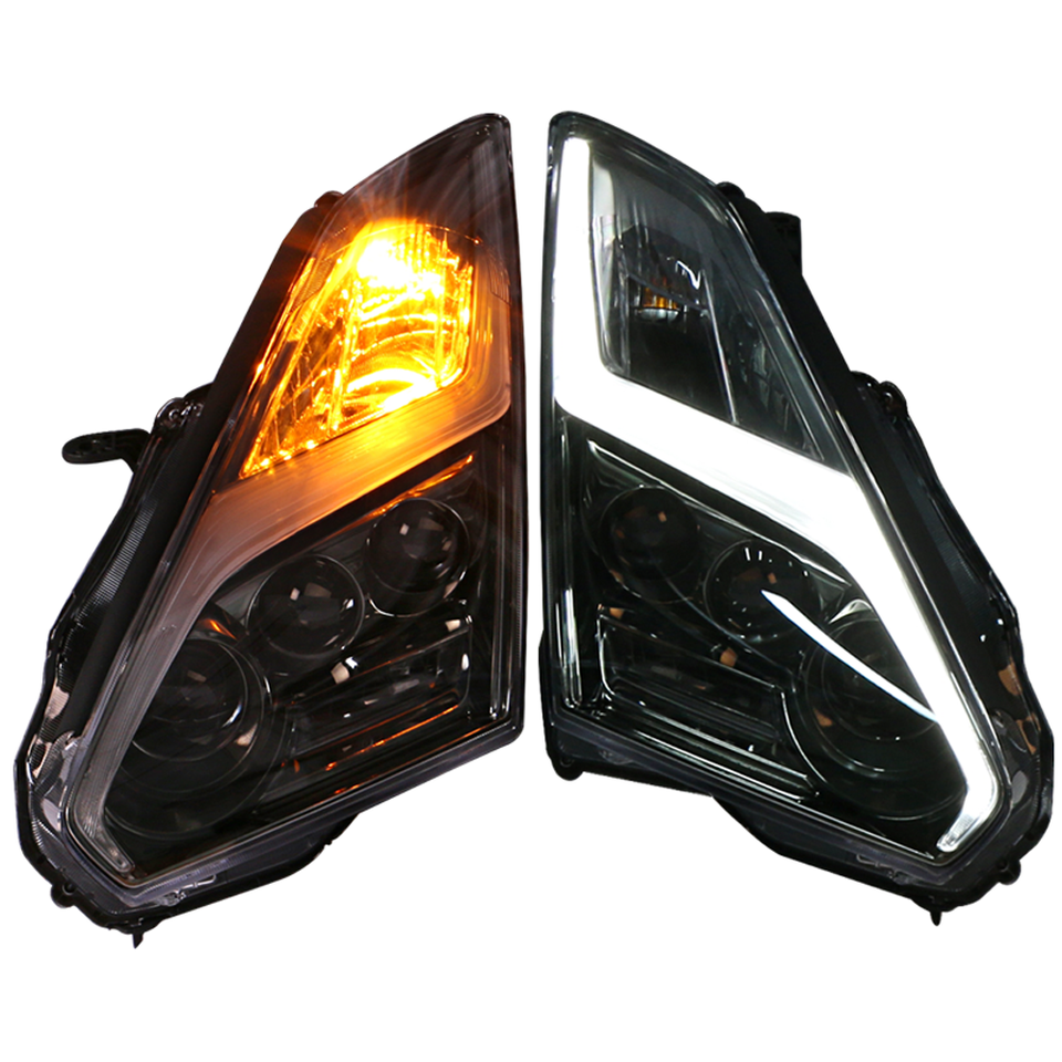 Fit 2017+ Nissan GTR R35 LED Headlights w/Bulb /Fog Lights /Front ...