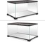 Reptile Tank Glass Natural Cages Terrarium Sliding Screen Top 20 x 12 x ...