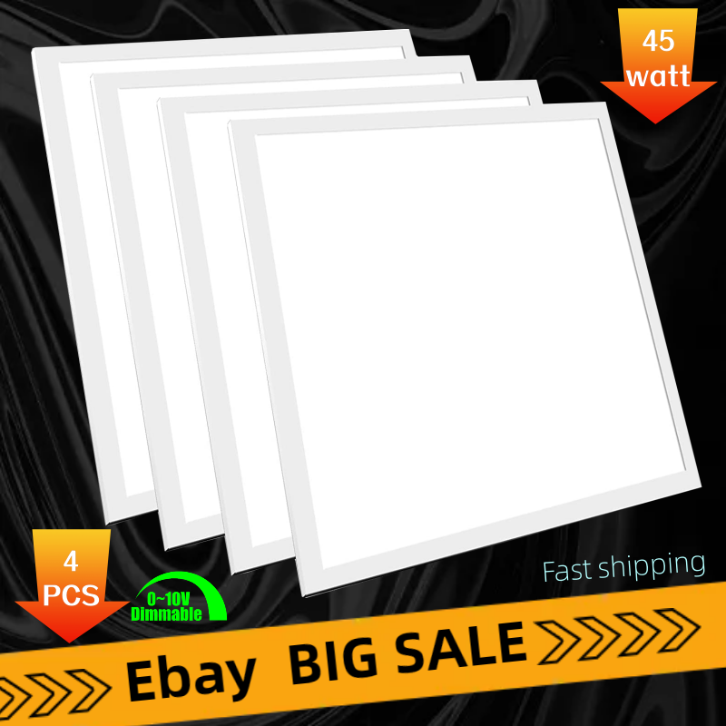 2x2 FT LED Flat Panel Light Dimmable 24x24 inch LED Drop Ceiling Lights ...