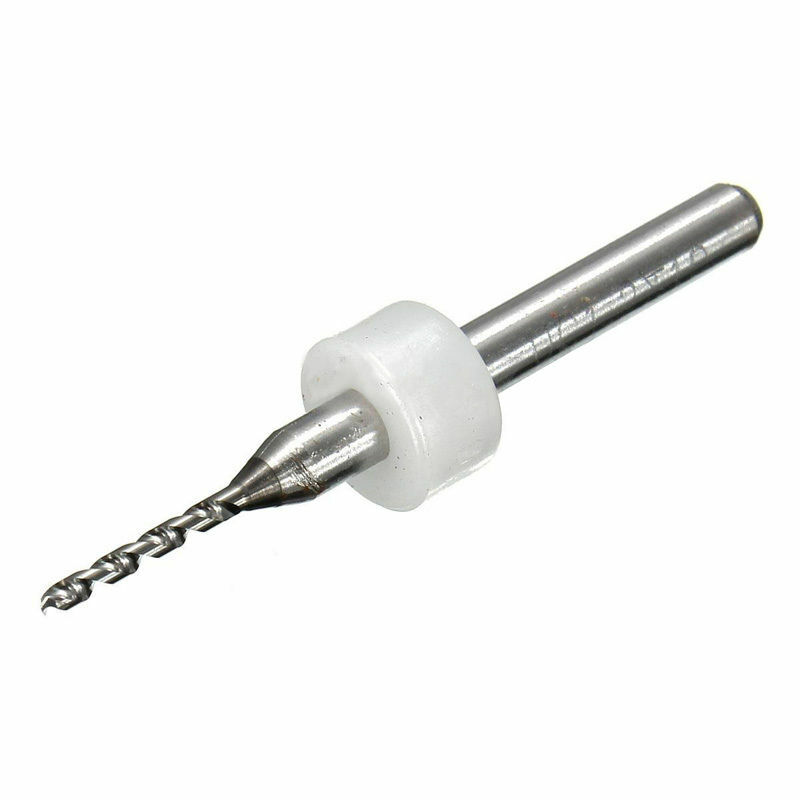 10x 0.1mm-1.4mm Holzbohrer Schaftfräser Fräser Bohrer VHM Drill Bits ...