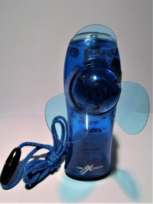 Personal Mini Fan with Flashlight with Neck Cord from NeXXtech with Box ...