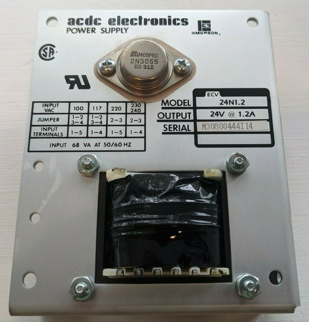 Emerson 24n1.2 Power Supply 24volts ACDC Electronics for sale online | eBay
