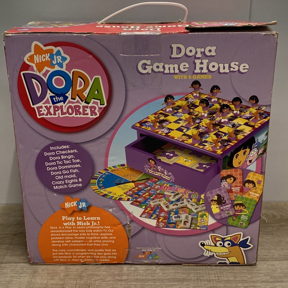 NEW - (Retro - 2006) Dora Game House (With 8 Games) - Dora The Explorer ...