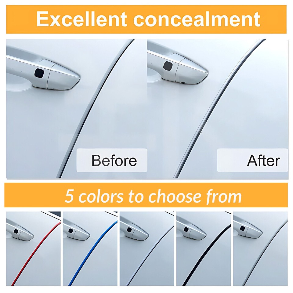 Universal U Shape Car Door Edge Trim Protector Edge Trim Seal Strip ...