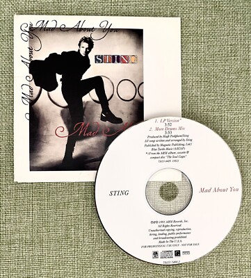 Sting ** PROMO CD ** Mad About You | eBay