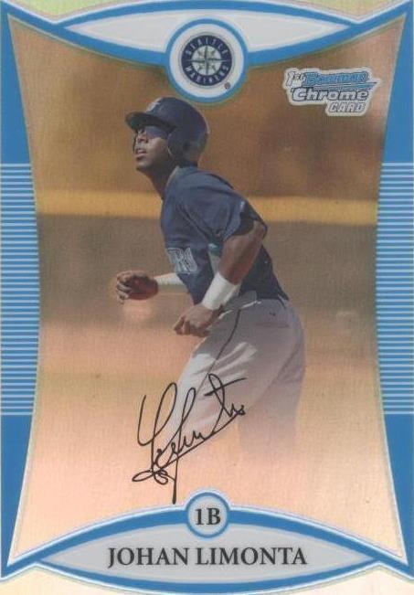 2008 Bowman Chrome - Prospects Johan Limonta #BCP237 Refractor /500 (RC ...