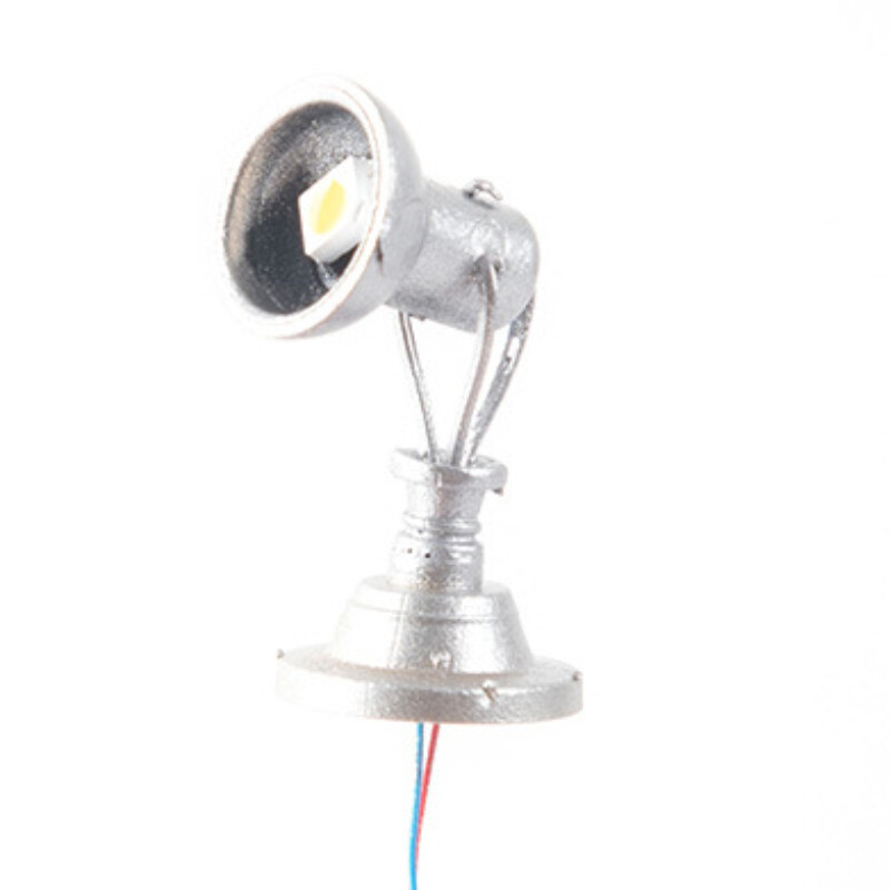 3PC Miniature Railway Lighting HO/OO 1:87 Scale Grass Spotlights Lamps ...