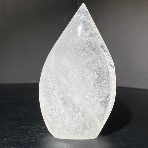 292g Natural clear white crystal obelisk Crystal energy column Reiki ...