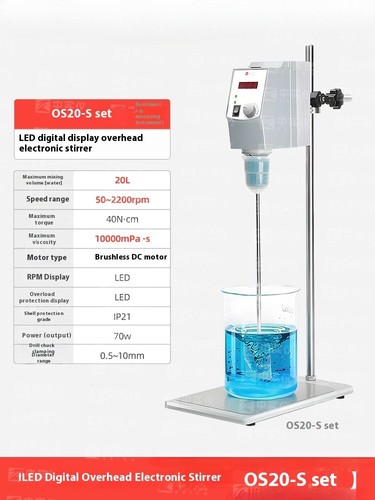 Model OS20-S/OS40-Pro Overhead Electric Stirrer Laboratory Mechanical ...