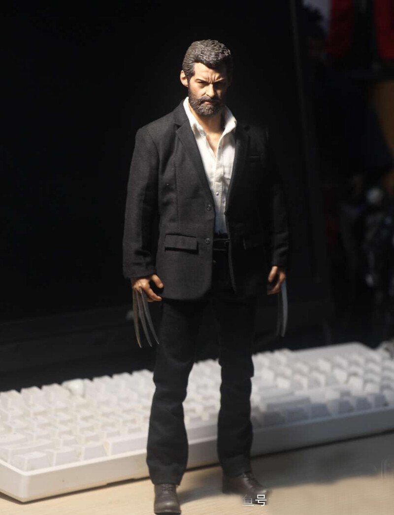 New Eleven 1/6 Hugh Jackman Wolverine Old Logan Cigar Head Sculpt 12 ...