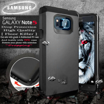 For Samsung Galaxy Note 5 Phone Case Slim Shockproof Brushed Armor ...