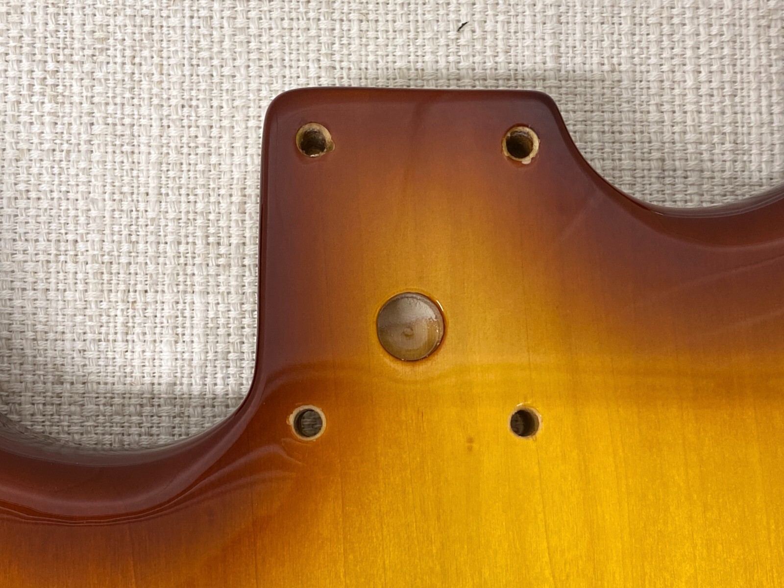 Fender Squier STRAT BODY Sienna Sunburst FLAME MAPLE TOP w/2-Pt Tremolo ...