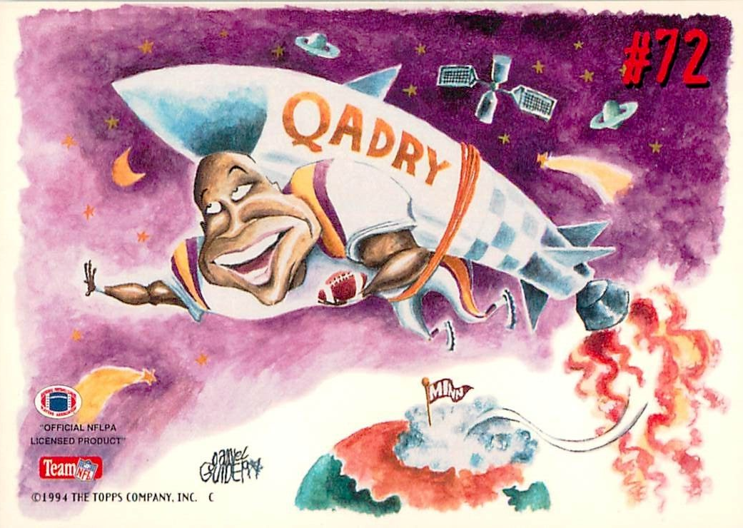 QUADRY ISMAIL 1994 Topps Stadium Club CHALK TALK #72 Vikings | eBay