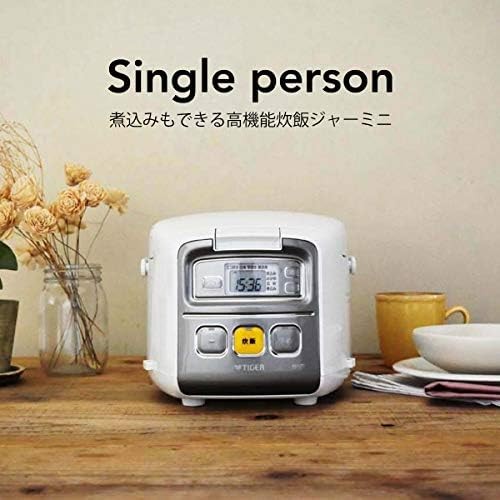 Tiger thermos (TIGER) Rice Cooker "3 go cook" for living alone 0.54L ...