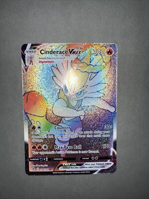 Rainbow Rare Cinderace VMAX | eBay
