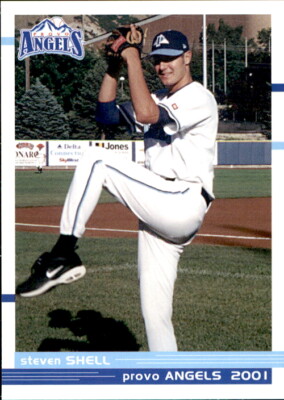 2001 Provo Angels Grandstand #32 Steven Shell El Reno Oklahoma OK ...
