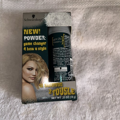 Schwarzkopf Got2b POWDER'ful Back 2 Bed Texture Powder 0.35 oz 10 ...