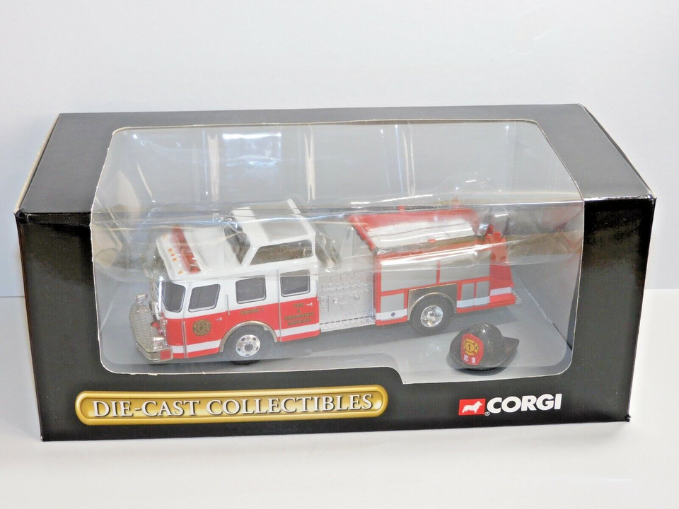 CORGI E-ONE SIDE MOUNT FIRE ENGINE FORT MONROE 1/50 54702 32435547027 ...