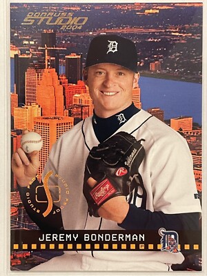 2004 Donruss Studio Jeremy Bonderman Studio Proof Gold /50 #76 Baseball ...