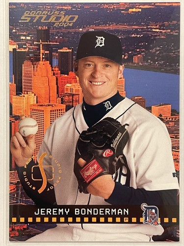 2004 Donruss Studio Jeremy Bonderman Studio Proof Gold /50 #76 Baseball ...