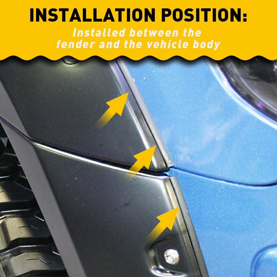 9M Wheel Wells Fender Flare Edge Trim Rubber Seal Strip Universal For ...