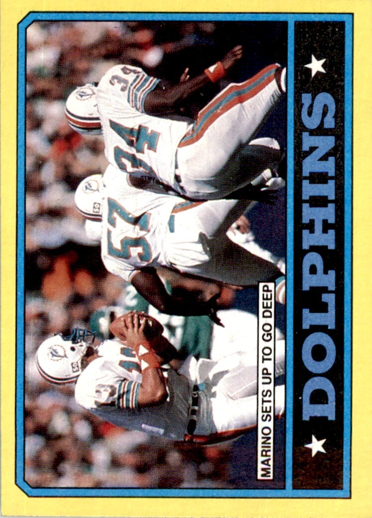 1986 TOPPS MIAMI DOLPHINS TEAM LEADERS MIAMI DOLPHINS #44 | eBay