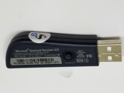 X806553-001 Genuine Microsoft 1051 Notebook Receiver v2.0 USB Dongle ...