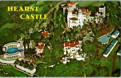 Aerial View of Hearst Castle William Randolph Hearst California ...