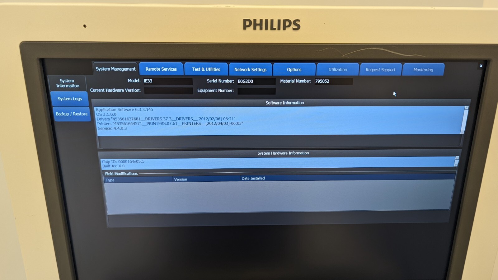 2013 PHILIPS IE33 XMatrix W/ 2 TRANSDUCERS: X5-1 ECHO & L9-3 DEMO UNIT ...