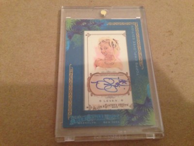 2010 Topps Allen Ginter Victoria Levan Employee Auto Mini AGEA1 | eBay