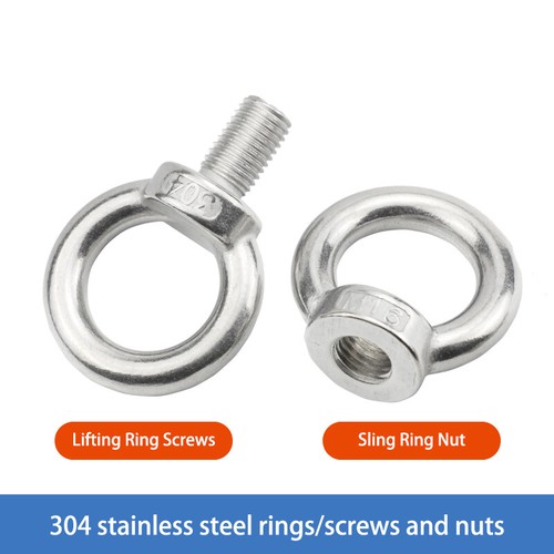 M3~M36 Eyebolt/Eye Nut Heavy Duty Stainless Steel Lifting Davits ...