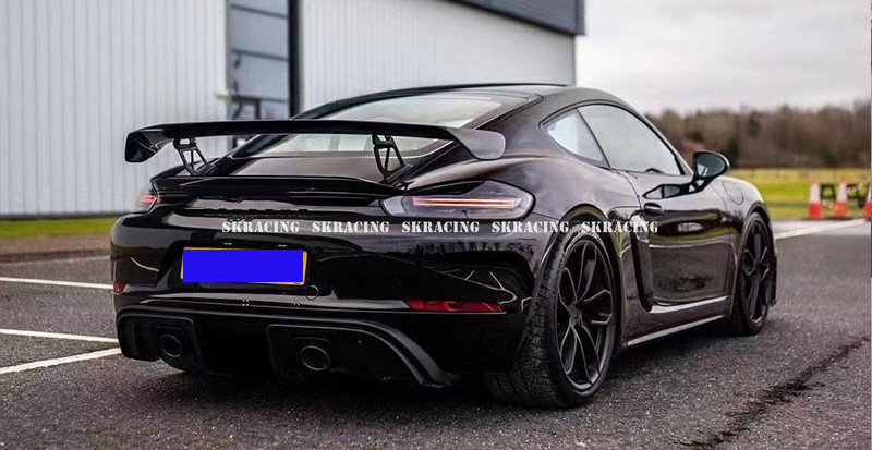 For Porsche 718 981 987 Boxster Cayman Piantable Rear Trunk Spoiler ...