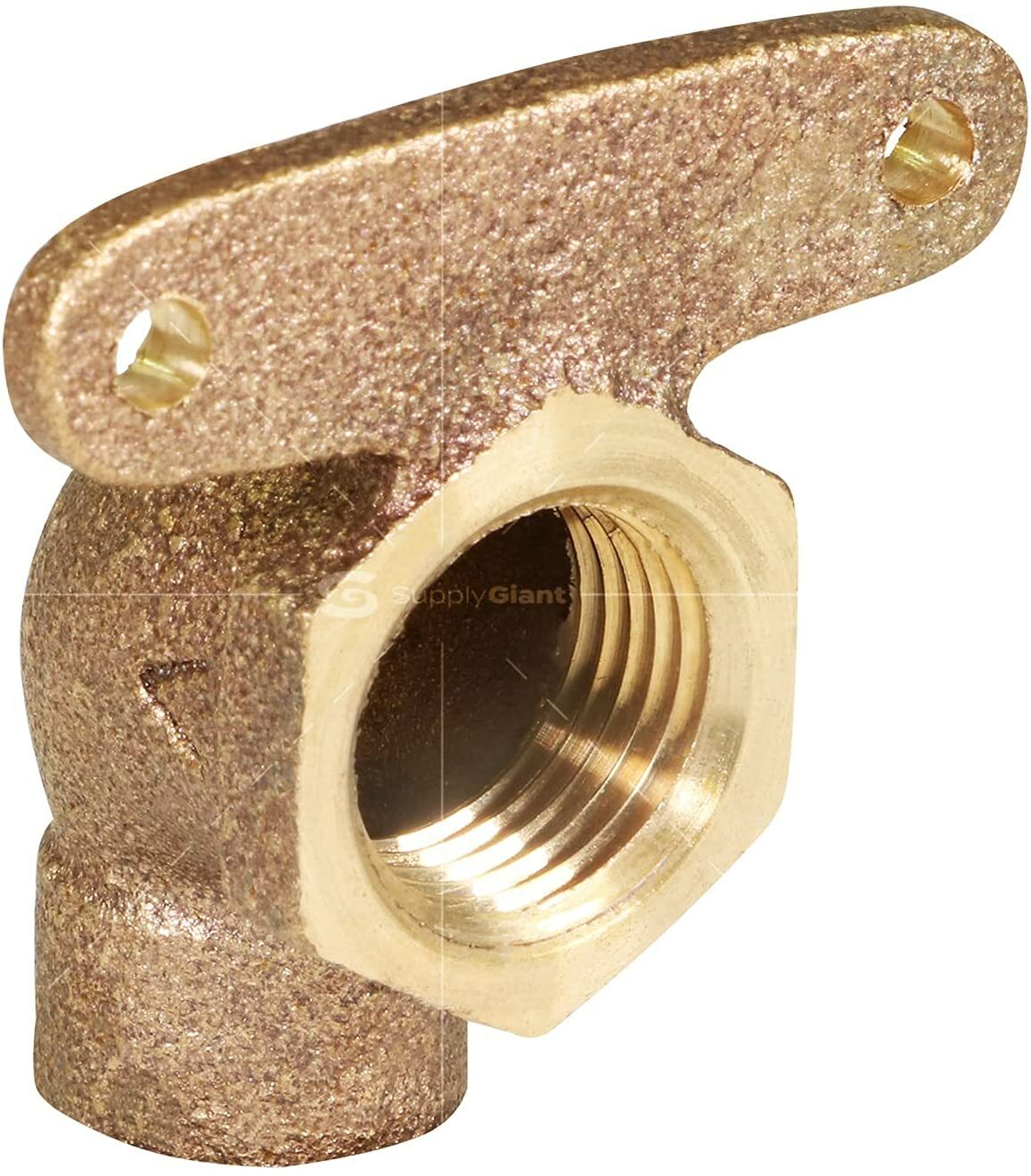 Cast Brass Hi-Ear 90 Degree Elbow w/ a Sweat Socket and Female Threaded ...