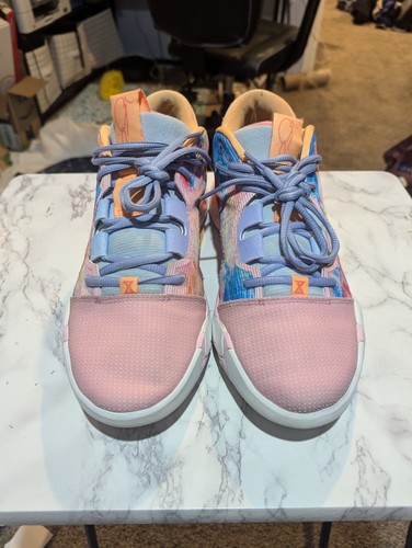 Nike PG 6 Painted Swoosh Paul George DO9824-100 PINK BLUE ORANGE Size 9 ...