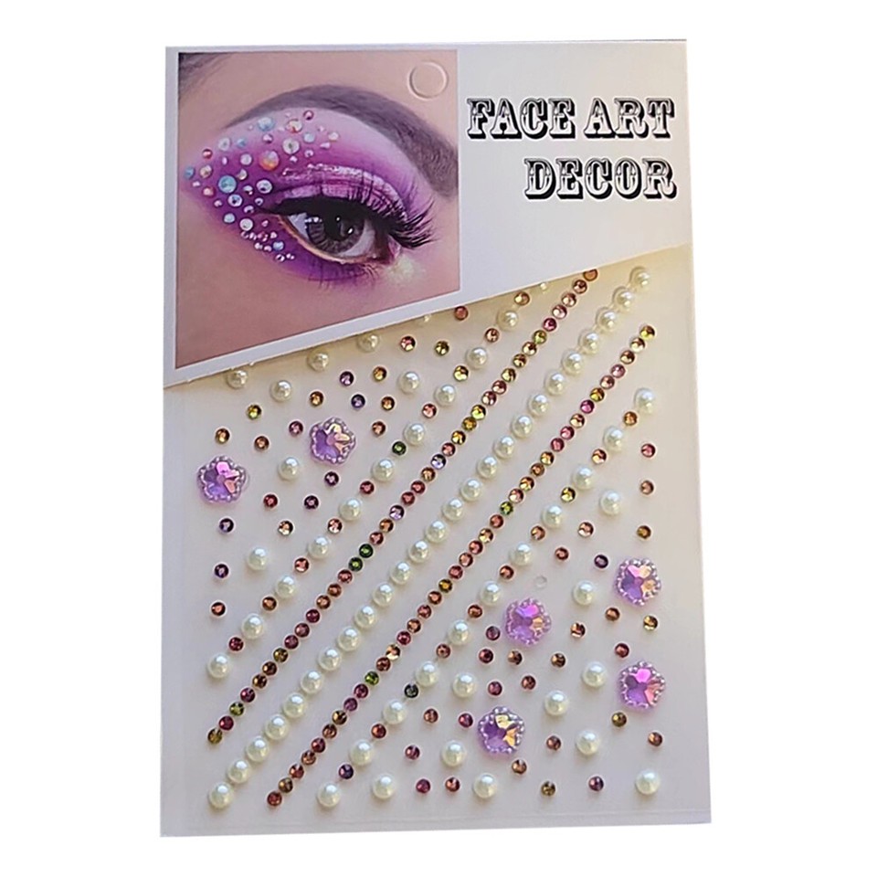 Women Eyeshadow Stickers 3D Diamond Face Jewels Diamond Decoration Nail ...