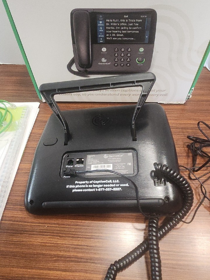 Caption Call Phone Hearing Impaired Touch Screen Model 67Tb Tested | eBay