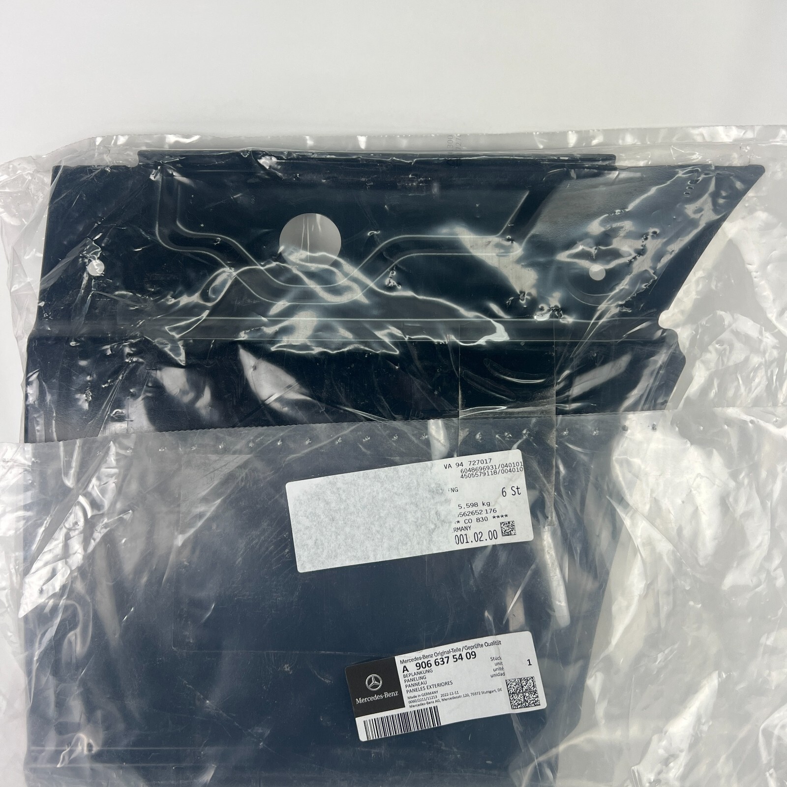 MERCEDES Mercedes-Benz OEM Side Panel-wheelhouse Fender Liner Left ...