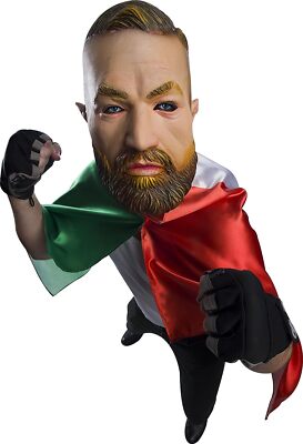 Irish Pride Mask MMA Star Fighter Fancy Dress Halloween Adult Costume ...