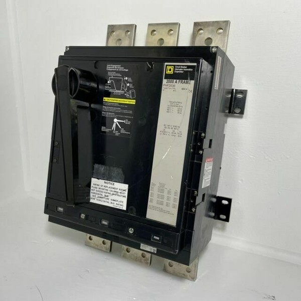 Square D PHF2036 2000A 3 Pole 600V M/O F/M AC Circuit Breaker for sale ...