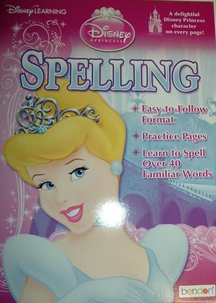 Disney Princess Spelling Workbook 2007 Homeschool for sale online | eBay